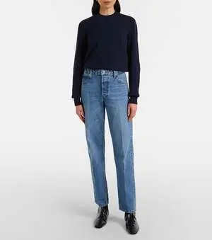 FRAME Essential Straight Leg Jeans