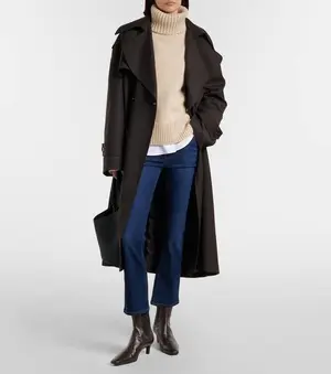 FRAME Reboot Cropped Bootcut Jeans - Blue
