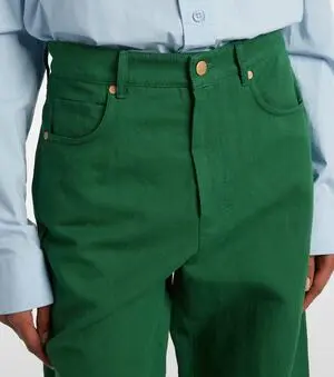 Max Mara Onorata Wide-leg Pants - Green