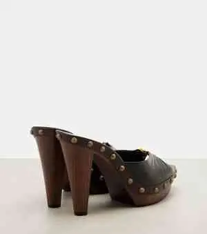 Saint Laurent Leather Platform Pumps