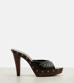 Saint Laurent Leather Platform Pumps