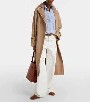 TOTEME Belted Leather Tote - Brown