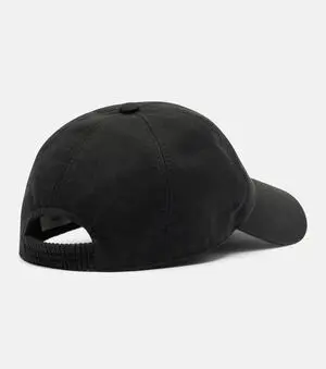 THE ROW Caspian Cotton Canvas Baseball Cap - Black