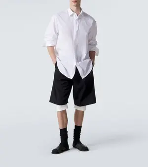 THE ROW Sayed Wool Shorts