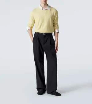 THE ROW Casas Cashmere Sweater - Yellow