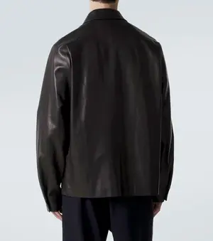 THE ROW Mount Leather Jacket