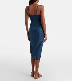 ERES Cabine Cotton Beach Cover-up - Blue