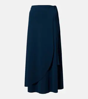 ERES Julieta Midi Wrap Skirt - Blue