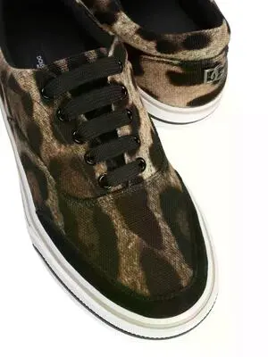 Dolce & Gabbana Dg Sailing Printed Canvas Sneakers