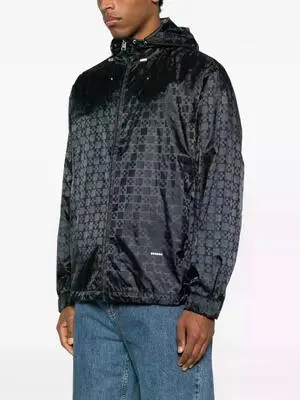 Sandro Square-pattern Jacket - Black