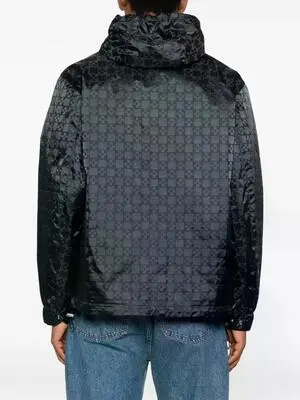 Sandro Square-pattern Jacket - Black