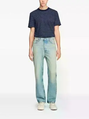 Sandro Wide-leg Jeans - Blue