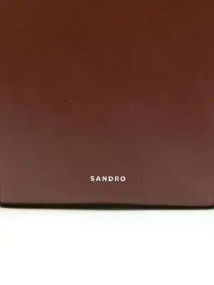 Sandro Leather Clutch