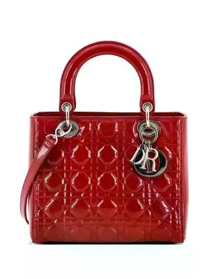 Dior Lady Medium Satchel - Red