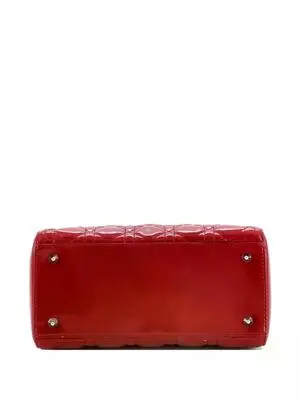 Dior Lady Medium Satchel - Red
