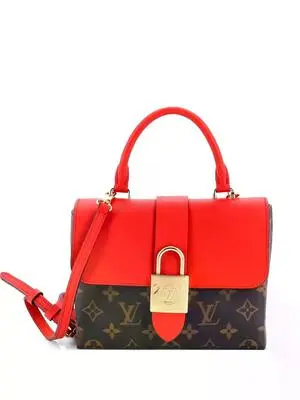 LOUIS VUITTON Locky Bb Satchel Monogram Canvas - Brown