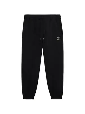 FINGERCROXX Elasticated-cuffs Track Pants - Black