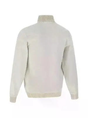 FAY Ribbed Trim Jacket With Flap Pockets