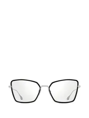 Dita Behcka Browline Glasses - Silver