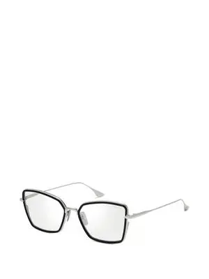 Dita Behcka Browline Glasses - Silver
