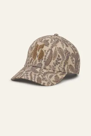 Ba&sh Hari Patterned Cotton Baseball Cap
