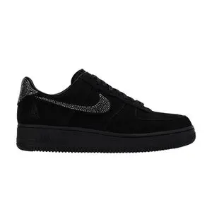 Nike Swarovski X Force 1 Low Gs Sneakers - Black