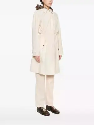 Burberry Newbury Check Hooded Parka Coat