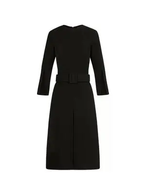 Oscar De La Renta Split-sleeve Wool-blend Dress