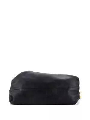 Bottega Veneta The Chain Pouch Leather Shoulder Bag - Black