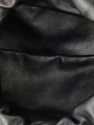 Bottega Veneta The Chain Pouch Leather Shoulder Bag - Black