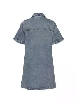 Hugo Buttoned Denim Mini Dress