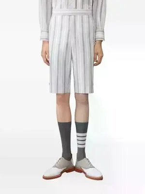 Thom Browne Striped Shorts - Grey