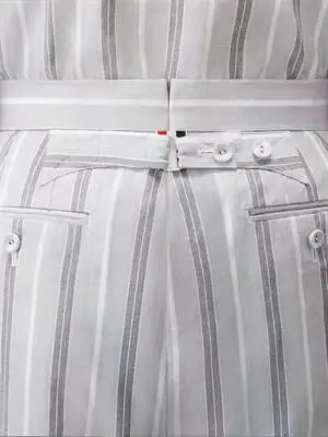 Thom Browne Striped Shorts - Grey