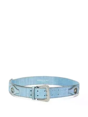 Ermanno Scervino Medallion Buckle Belt - Blue