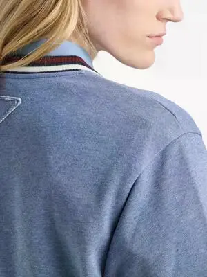 Prada Cotton Fleece V-neck Sweatshirt