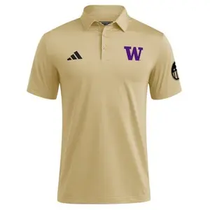Adidas Washington Huskies Salute To Service Ultimate365 Solid Polo