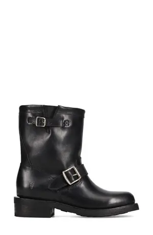 THE FRYE COMPANY Viv Short Engineer Boot - Black