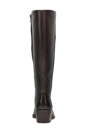 THE FRYE COMPANY Carson 2 Piping Knee High Boots - Dark Brown