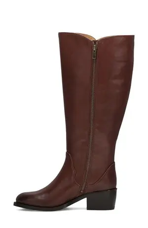 THE FRYE COMPANY Carson 2 Piping Knee High Boots - Saddle