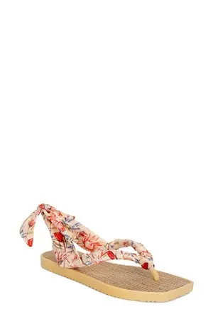 Badgley Mischka Wrenna Slingback Sandal - Natural Multi