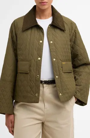 Barbour Kirby Quilted Jacket - Ivy Green/ancient