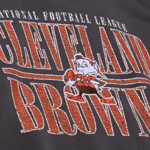Mitchell & Ness Cleveland Browns Vintage Logo Crewneck Sweatshirt