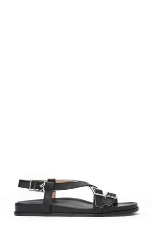 Bruno Magli Gianna Slingback Sandal - Black Nappa