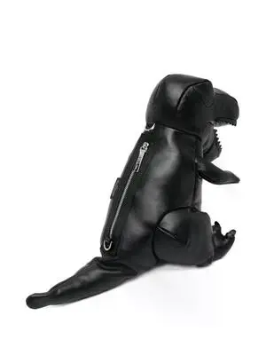 Mihara Yasuhiro Dolls Dinosaur Shoulder Bag - Black