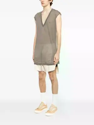 Rick Owens V-neck Vest - Brown