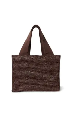THE ROW Loretta Raffia Tote - Brown
