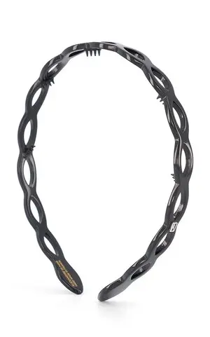 Alexandre De Paris Gaité Acetate Headband - Black