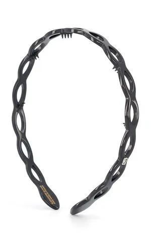 Alexandre De Paris Gaité Acetate Headband - Black