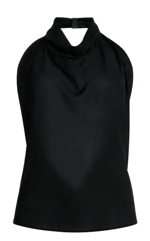 SLOAN Crepe Halter Top