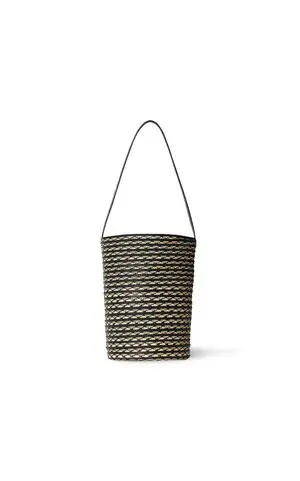 THE ROW Small N/s Beau Raffia Tote Bag - Multi